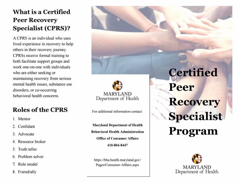 Congratulations-CPRS – 3c Recovery Support Training Institute